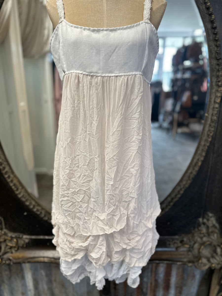 Blush rooshe slip under dress – Lace Designer Clothing