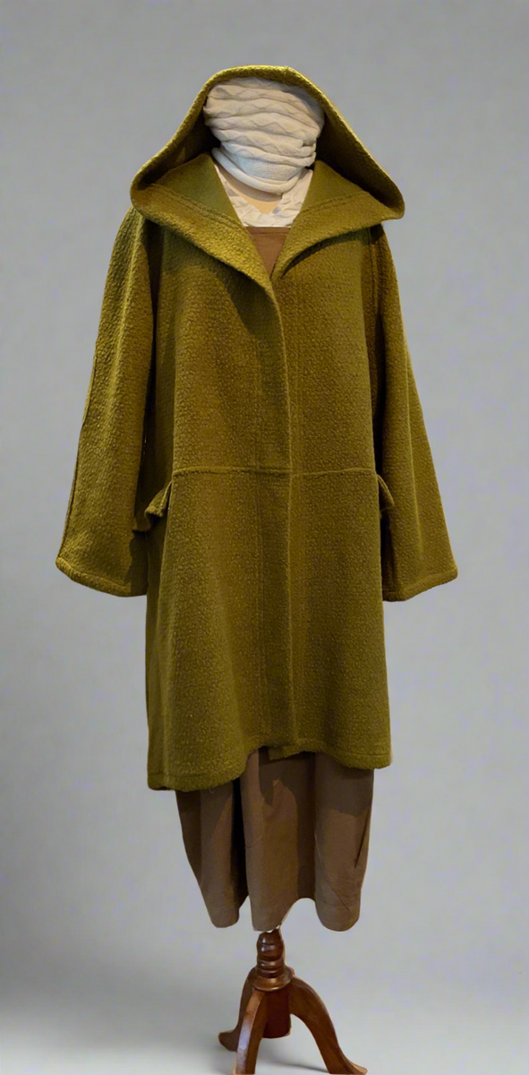 Coat - CHARTREUSE – Lace Designer Clothing