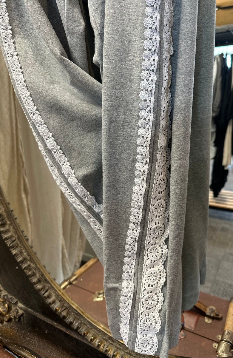 Cotton stretch trac pants – Lace Designer Clothing